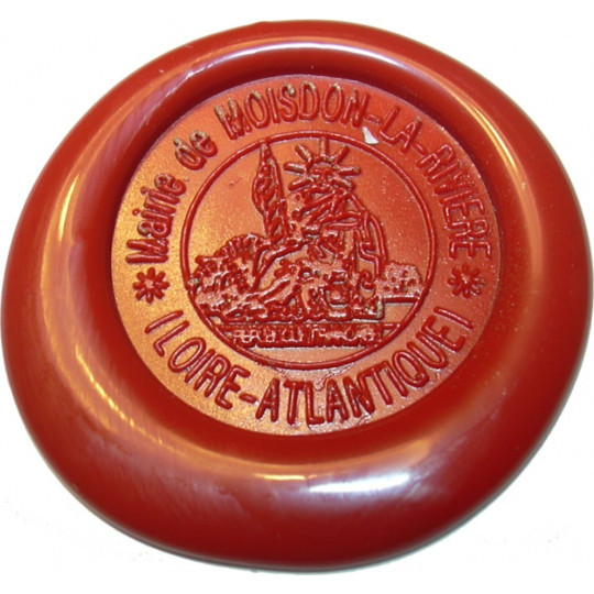 Sceau Officiel avec Marianne au centre. Cacher de cire pour mairie ...