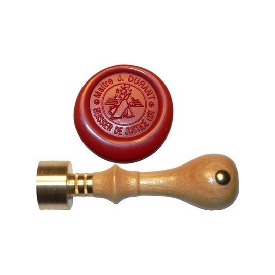 Sceau pour Huissier de Justice. Cachets de cire pour huissiers